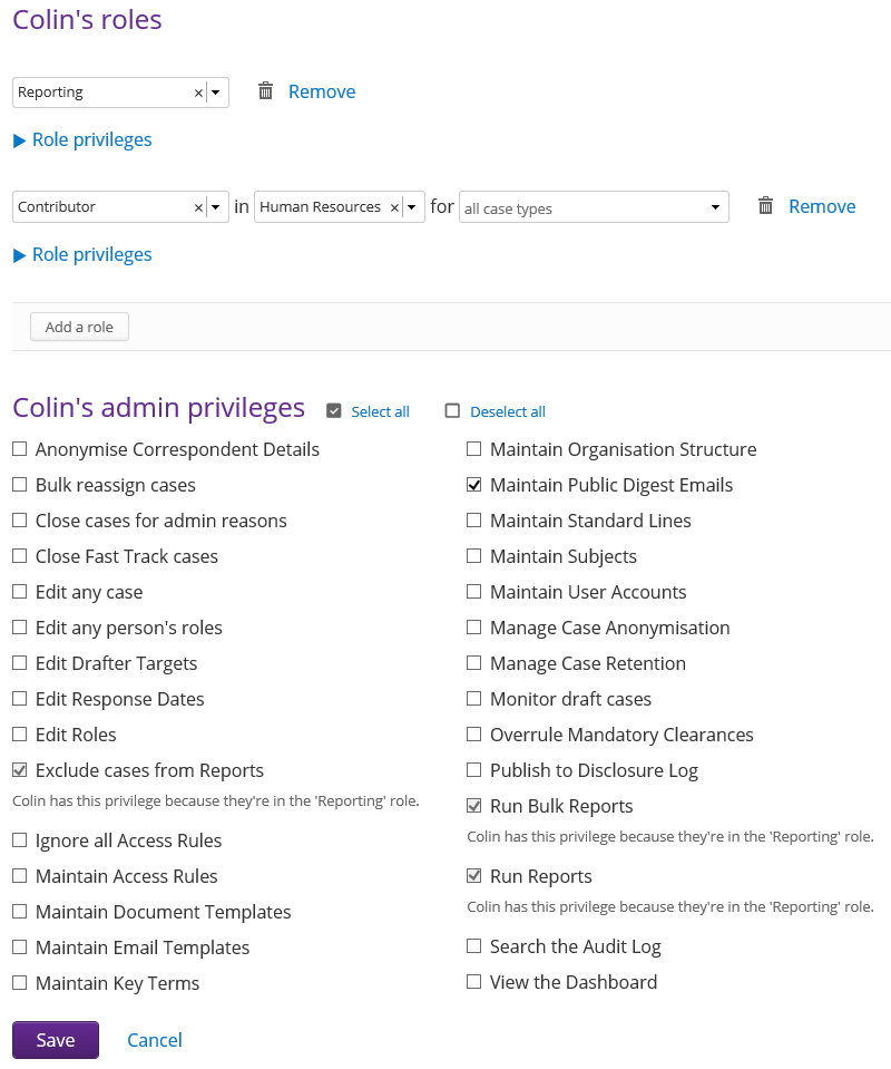 eCase Help :: Search for People